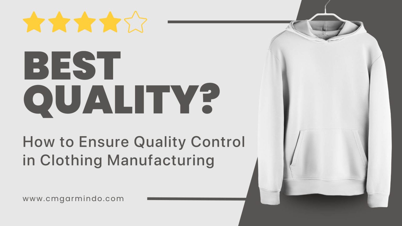 Quality Control in Clothing Manufacturing | CM Garmindo